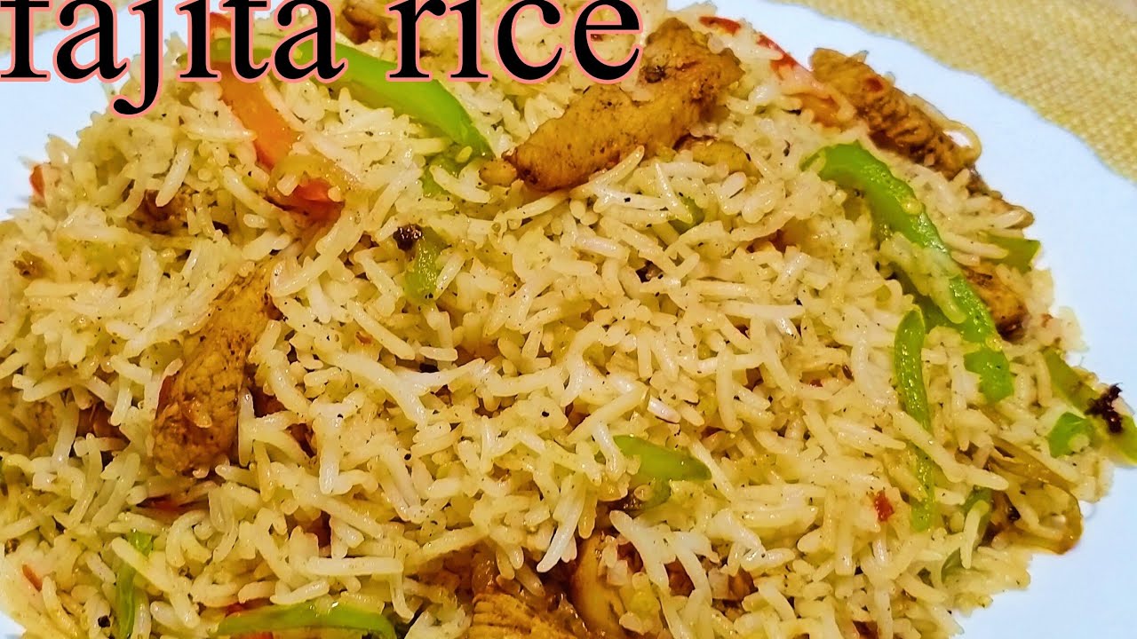 Spicy fajita rice recipe||make fajita rice easily for dinner by Cooking ...