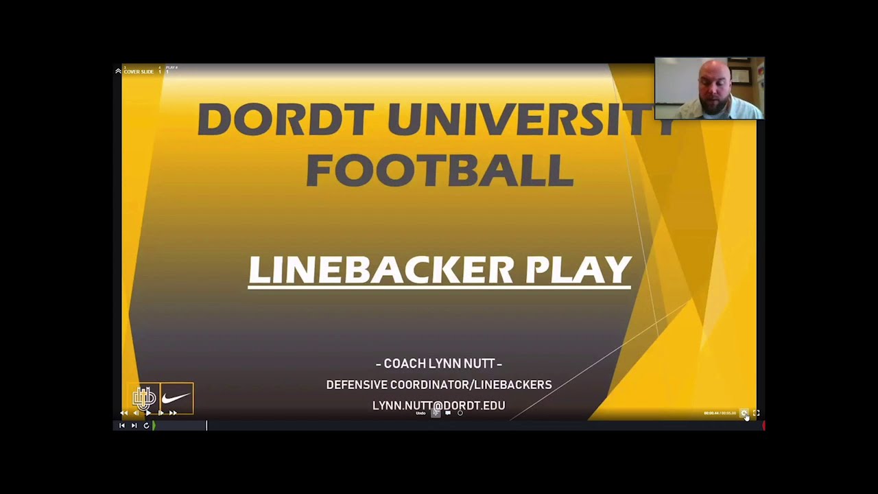 Dordt University Football Linebacker Play - Lynn Nutt - Dordt Univ ...