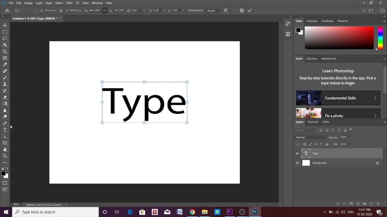 Using Type Tool In Photoshop YouTube Using Type Tool In Photoshop YouTube
