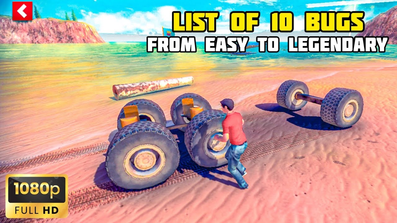 LIST OF TOP 10 BUG FROM EASY TO LEGENDARY BUG | OFF THE ROAD HD OPEN ...