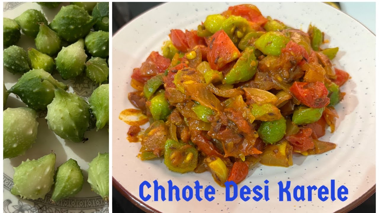 Chhote Desi Karele / Bitter Gourd / छोटे करेले की सब्जी/ 05 Minutes ...