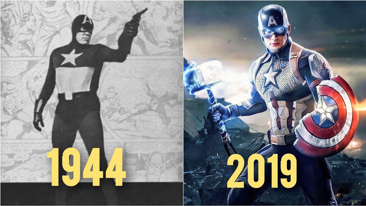 Captain America evolution from 1944 to 2019 | Mr Evolution | #marvel # ...