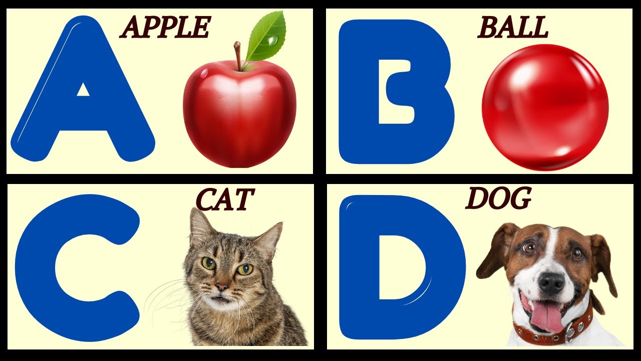 A to Z,A for Apple,B for Ball, Alphabets, छोटे बच्चों की पढ़ाई,kids ...