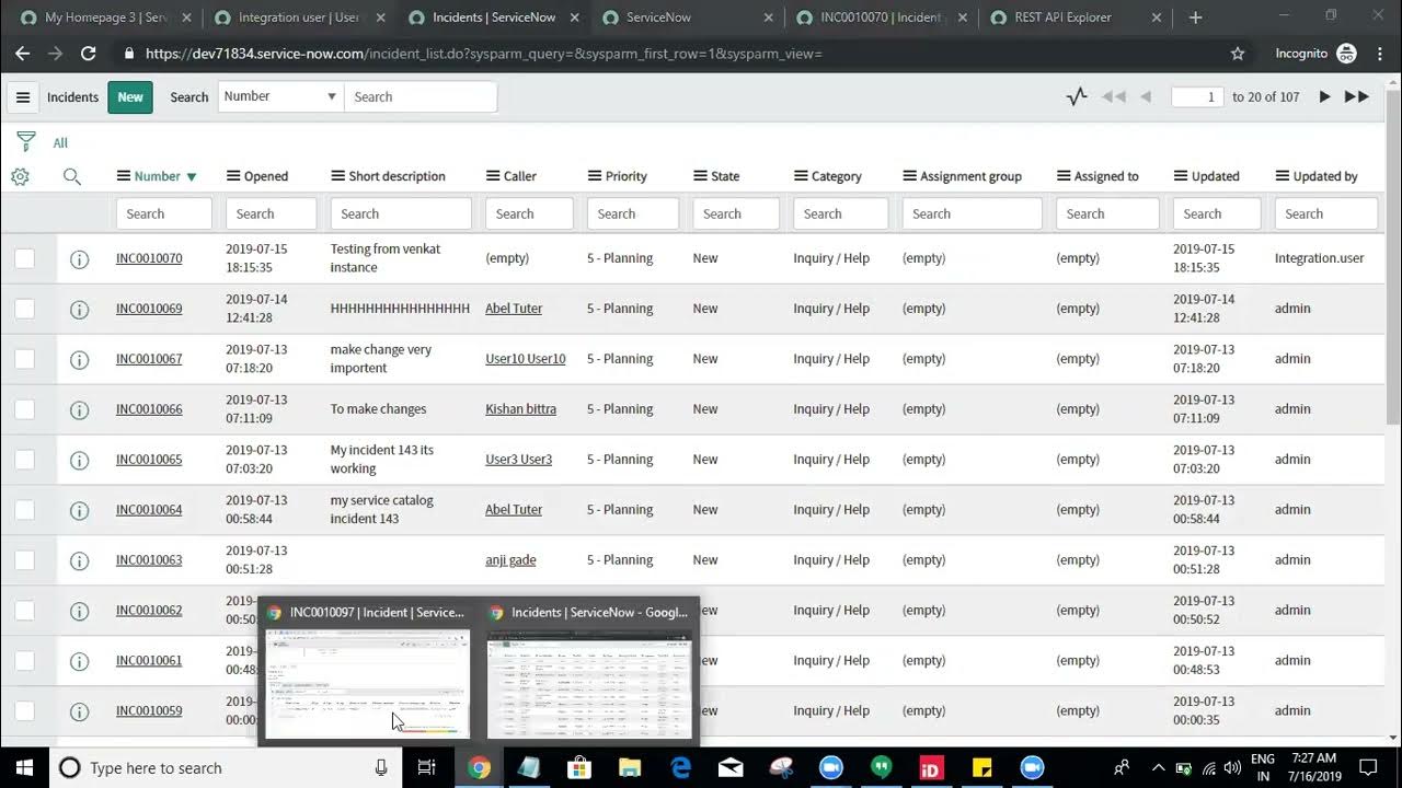 Servicenow Integrations - REST Message 3 - YouTube