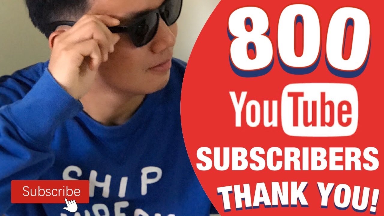 THANK YOU SUBSCRIBERS | 800 SUBSCRIBERS MILESTONE - YouTube