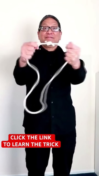 Instant Knot Trick - Easy Magic Rope Trick - YouTube