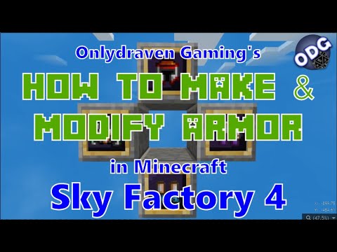Minecraft - Sky Factory 4 - How to Make and Modify Tinkers Construct ...