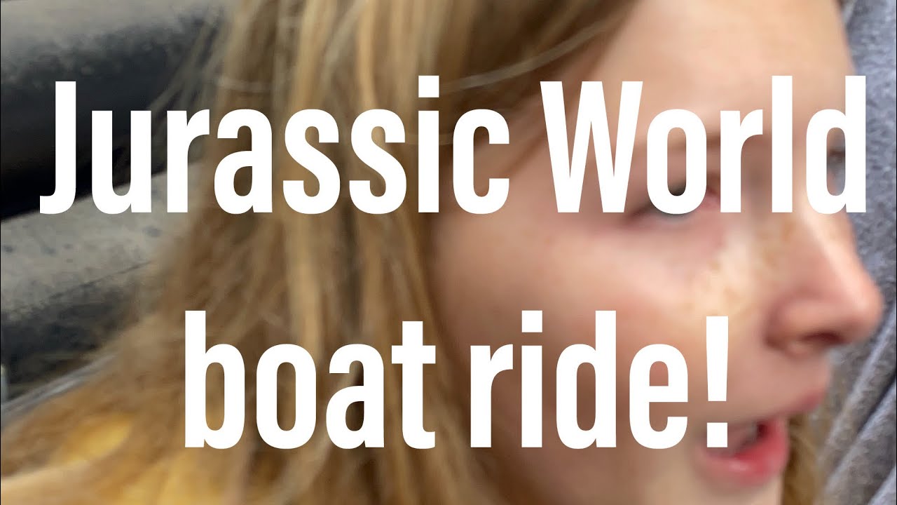 Jurassic World boat ride at Universal Studios - YouTube