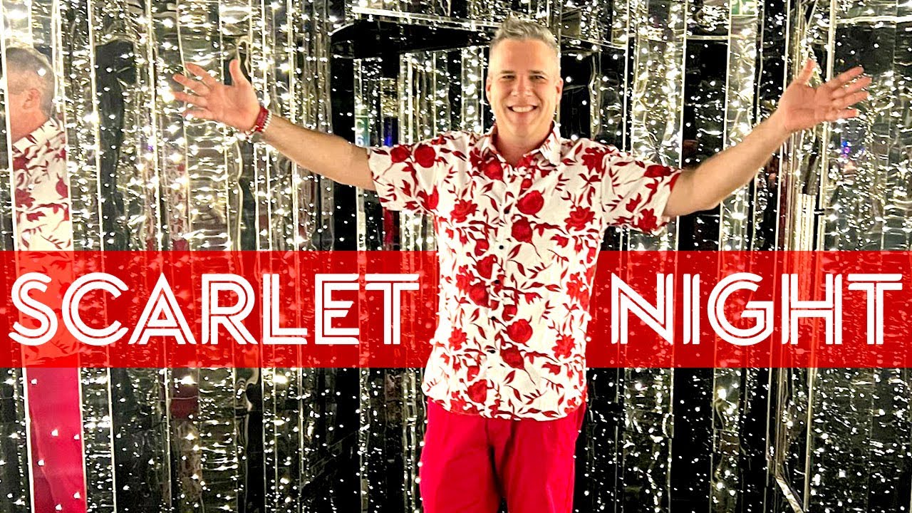 Virgin Voyages Scarlet Lady - Scarlet NIght in Nassau - YouTube