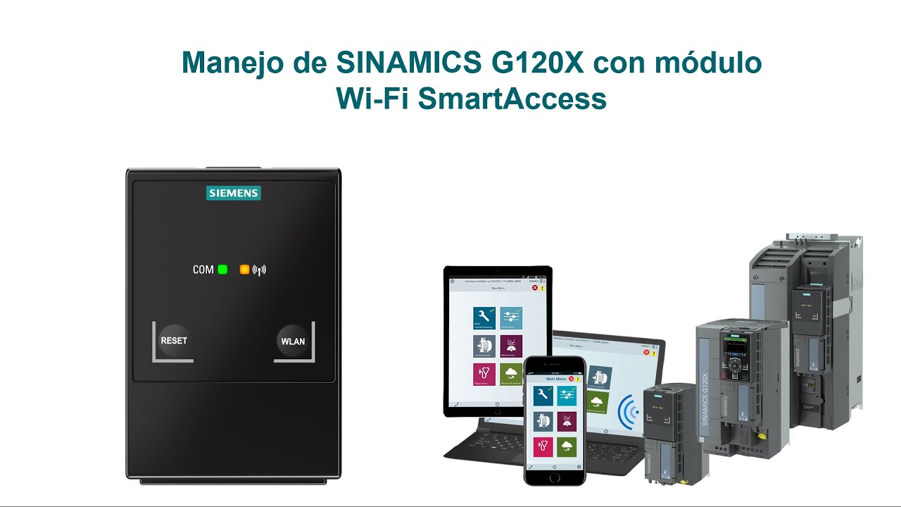 G120X TUTORIAL 4 - Maneja tu convertidor desde tu móvil con el módulo ...