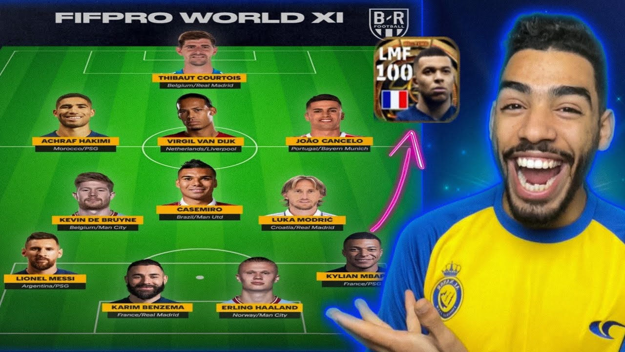 I PLAYED WITH THE FIFA FIFPRO MEN'S WORLD 11 in eFootball mobile 🔥 ...