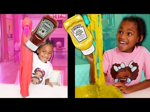 Don’t Choose The Wrong Ketchup vs Mustard Slime !