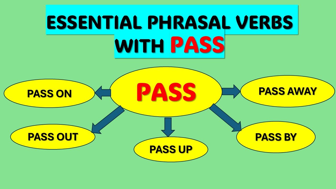 ESSENTIAL PHRASAL VERBS WITH PASS.#phrasalverbs . - YouTube