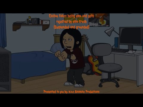 Caillou fakes being emo and gets rejected - YouTube