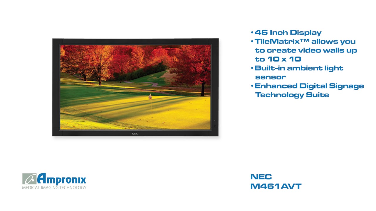 NEC M461 AVT Display Monitor Screen Sales | Service | Repair | Exchange ...