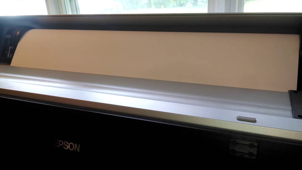 Loading paper into the printer - YouTube