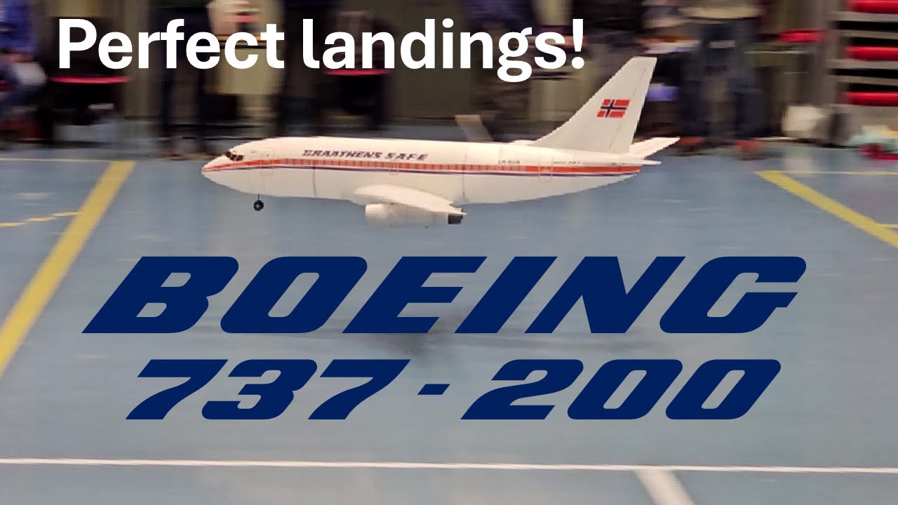 Boeing 737 perfect landings - RC Airliner - YouTube