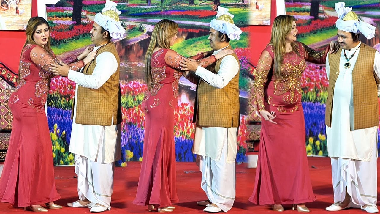 Komal Butt With Amir Sajjan & Shahid Bhola | New Punjabi Stage Drama ...