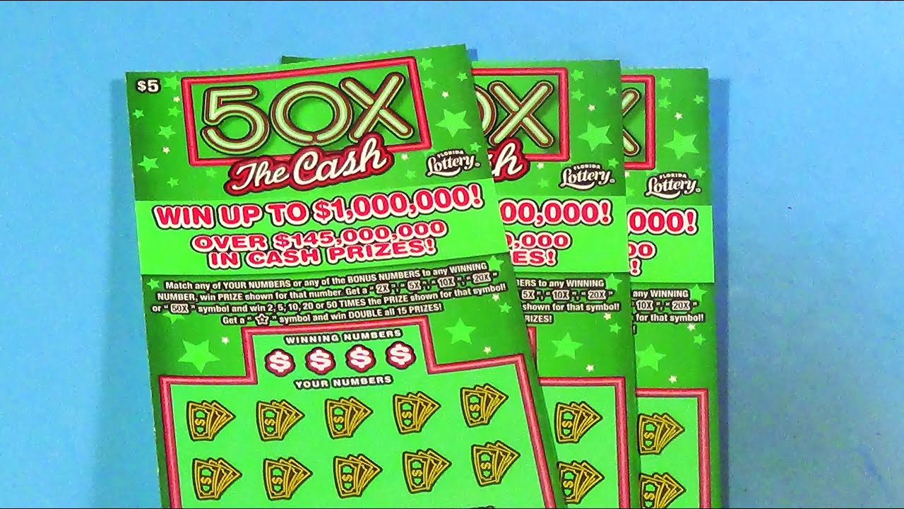 SOOD 1436: 💲💰 NICE WIN! THREE $5 50X THE CASH FL Lottery Scratch ...