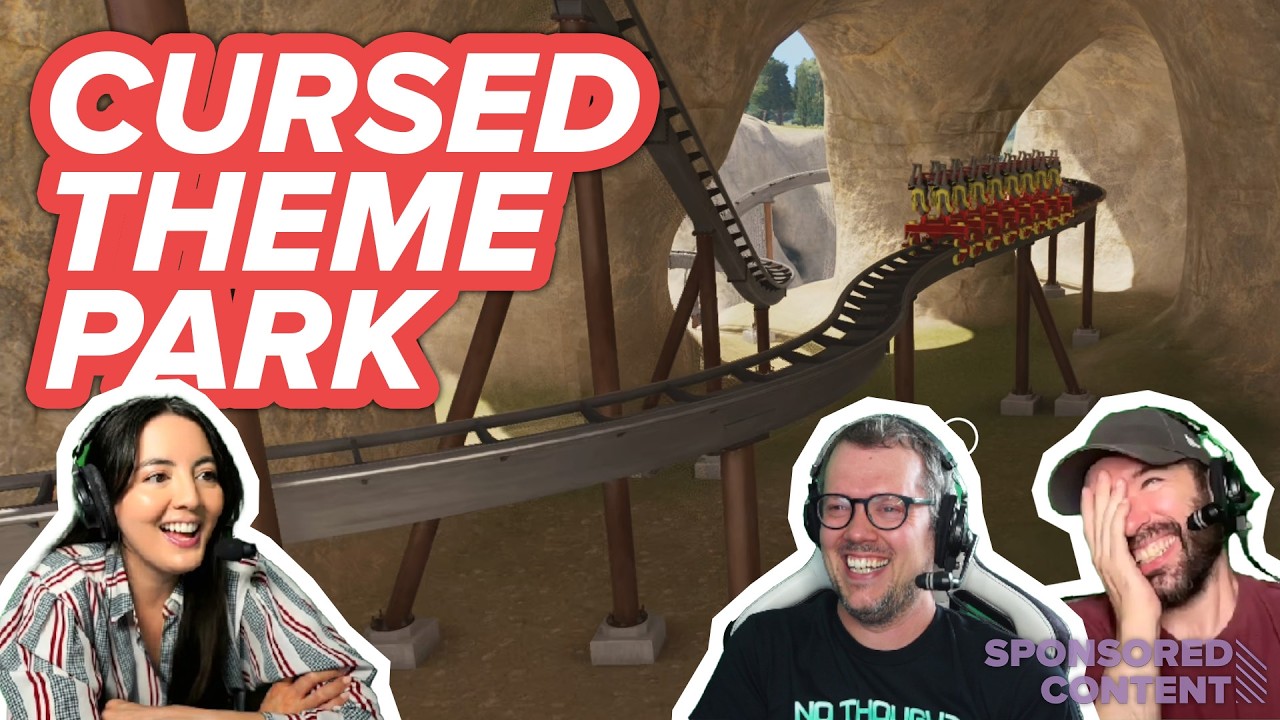 BUILDING THE MOST CURSED THEME PARK | Let's Play Planet Coaster 2 ...