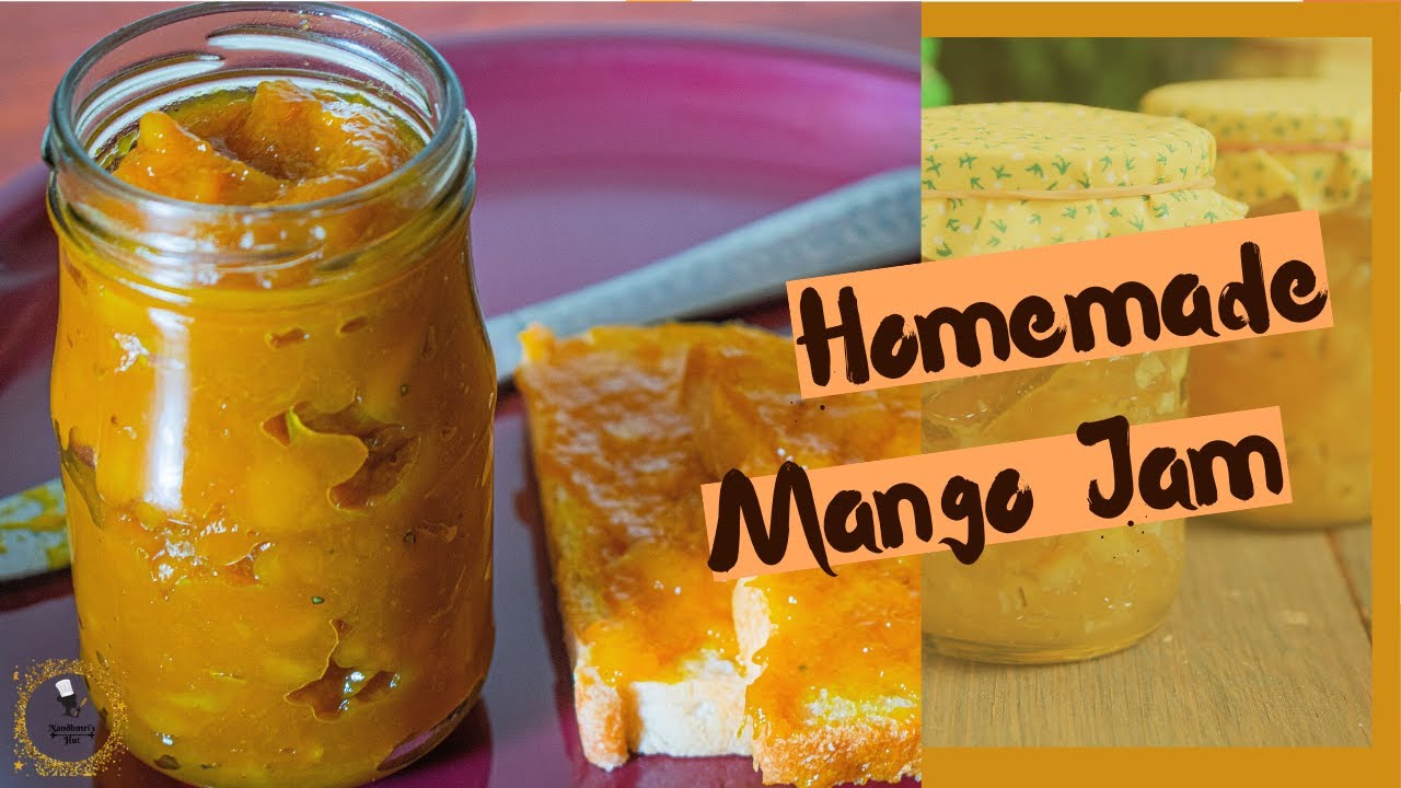 Homemade Mango Jam | Easy Healthy No Preservatives Jam | Fruit Jam ...