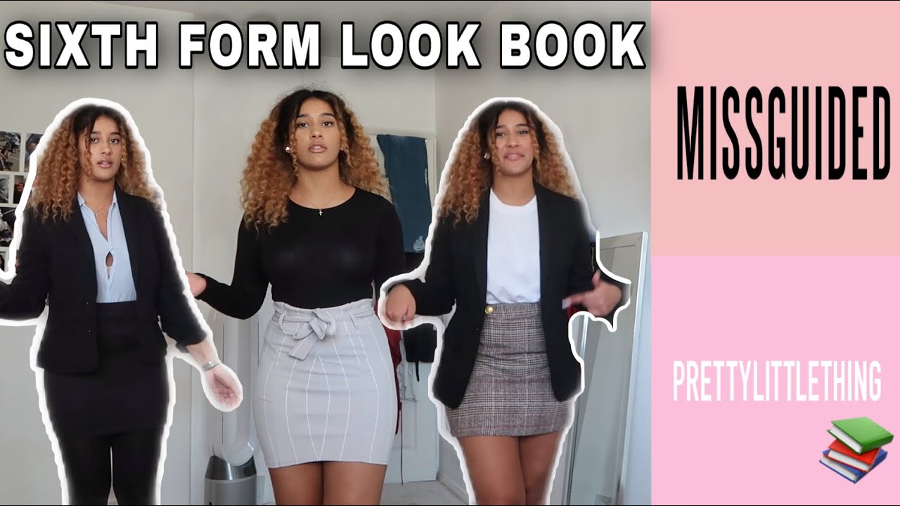 SIXTH FORM HAUL AND LOOK BOOK - YouTube
