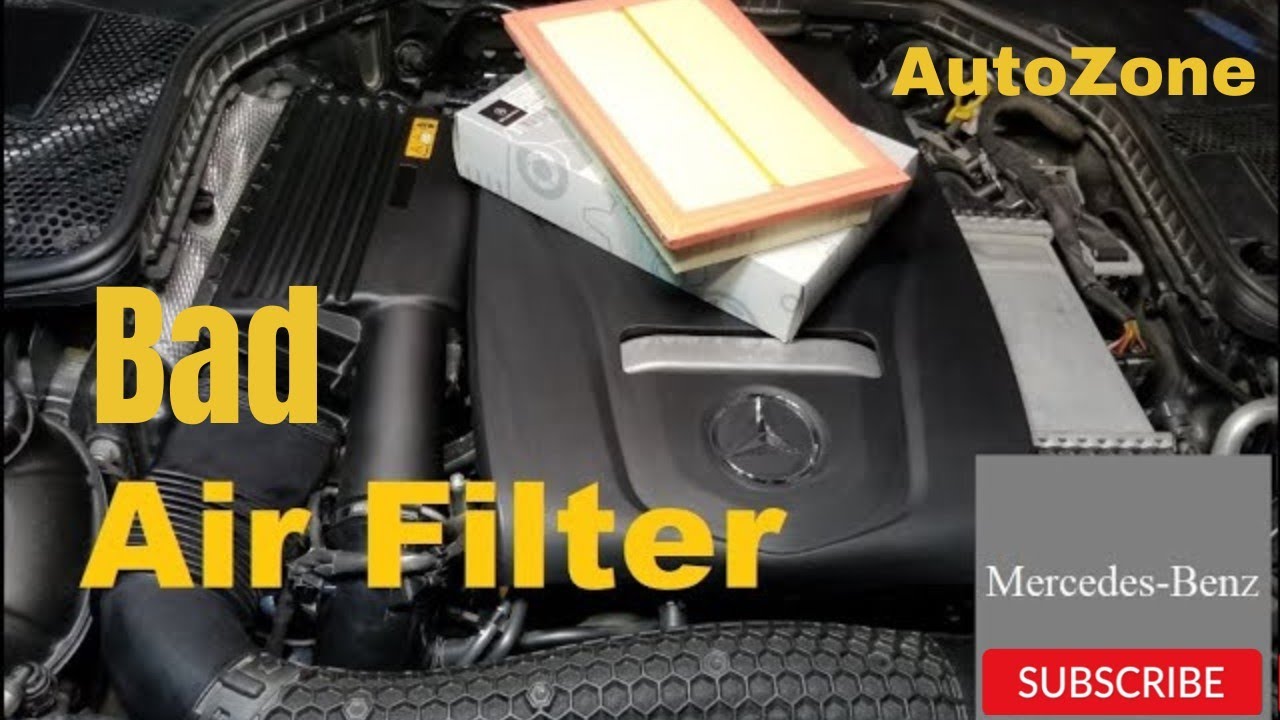 how to change air filter on a mercedes benz|mercedes benz engine air ...