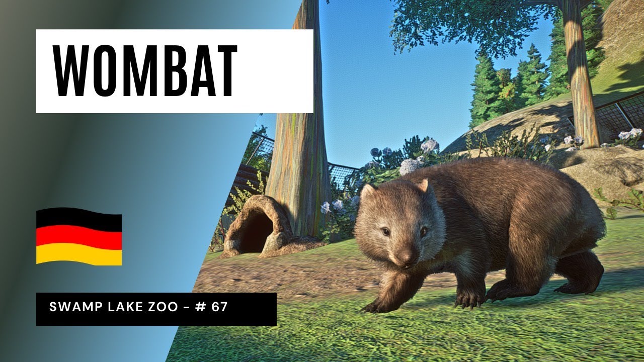 Swamp Lake Zoo Ep. 67 | Wombat | Speed Build | Planet Zoo - YouTube