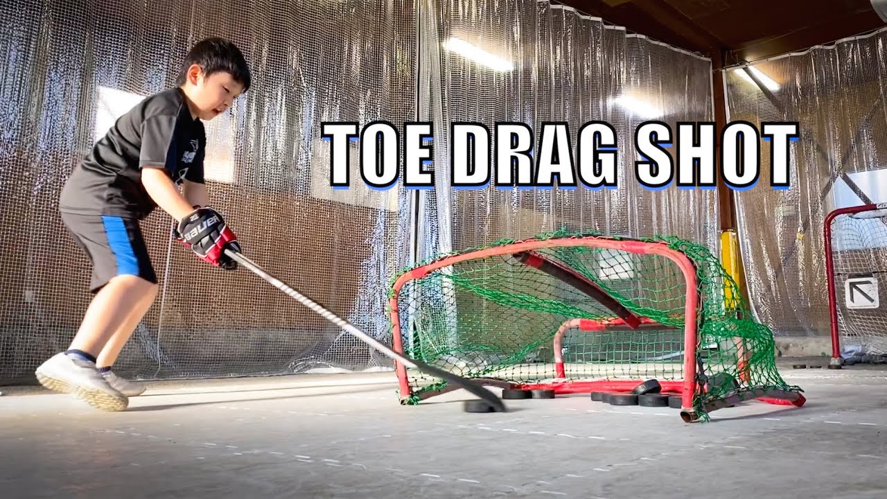 Toe Drag Shot Drills - Ice Hockey Skills for Junior Players - YouTube