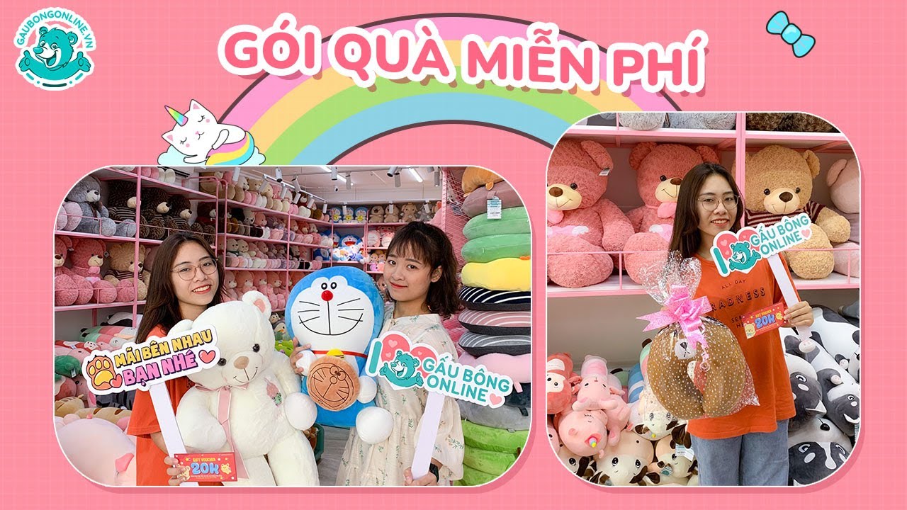 Gói Quà Miễn Phí - Chỉ Có Tại Gấu Bông Online - YouTube