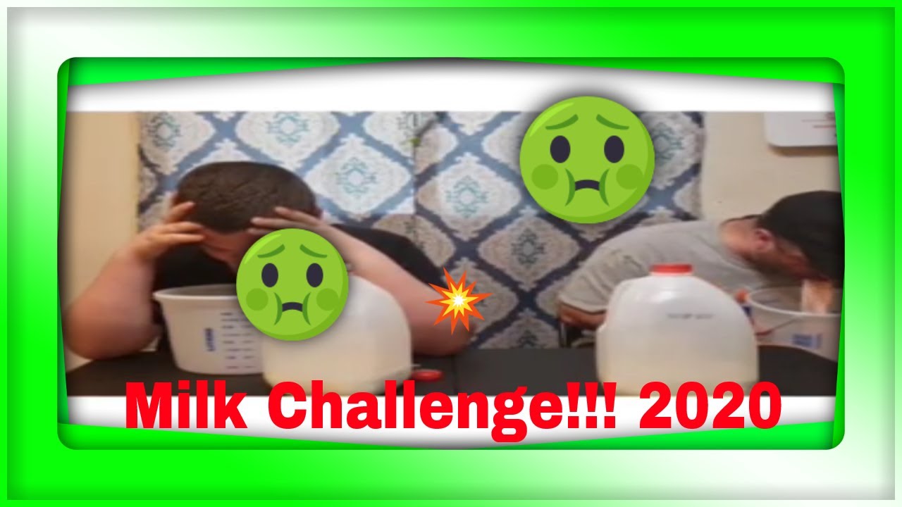 MILK CHALLENGE!!! 2020 - YouTube