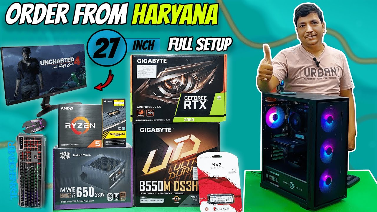 "SUMIT " Full PC BUILD From " HARYANA, JIND" | IN 84K FULL PC BUILD| LG ...