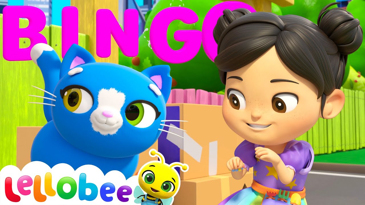 BINGO! | Baby Cartoons - Kids Sing Alongs | Moonbug - YouTube