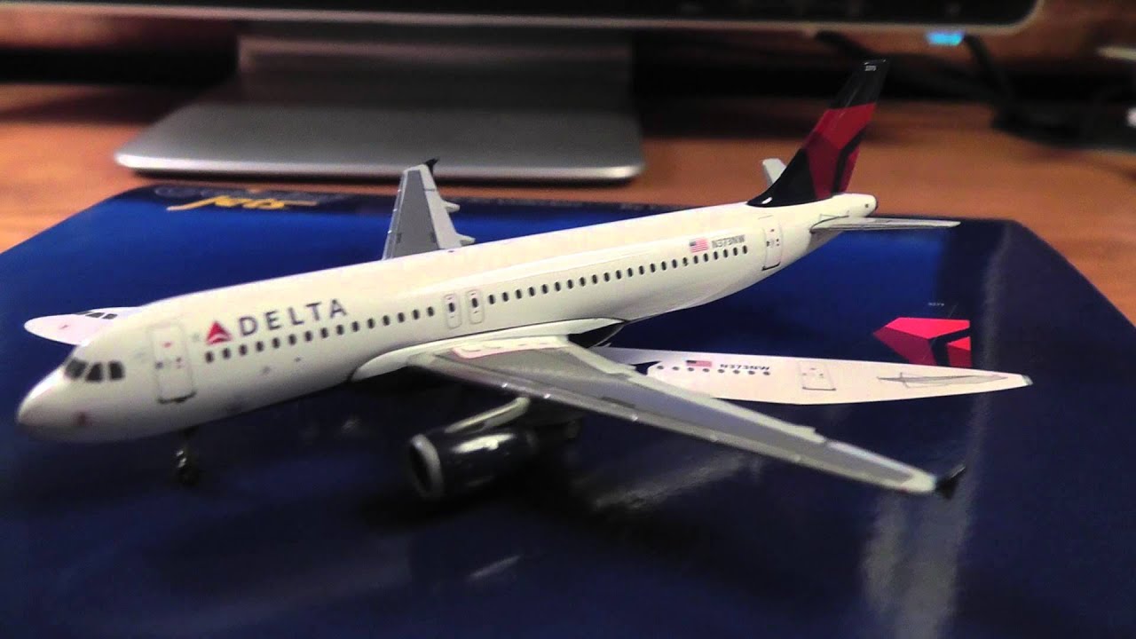 Gemini Jets 1:400 Delta Airlines Airbus A320 Unboxing/Review - YouTube