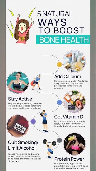 Natural ways to boost bone health || Make your bones strong - YouTube