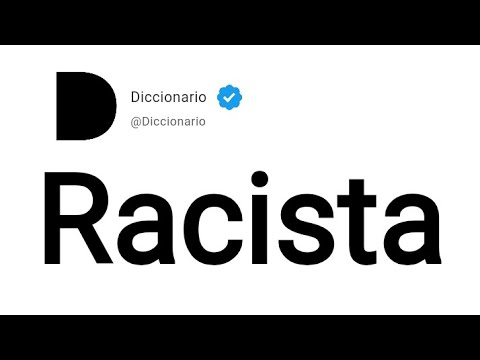 Racista Significado En Español - YouTube