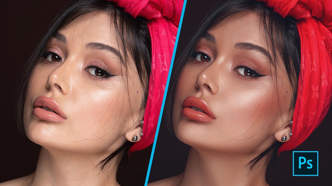 High End Professional Retouching - Step by Step - YouTube