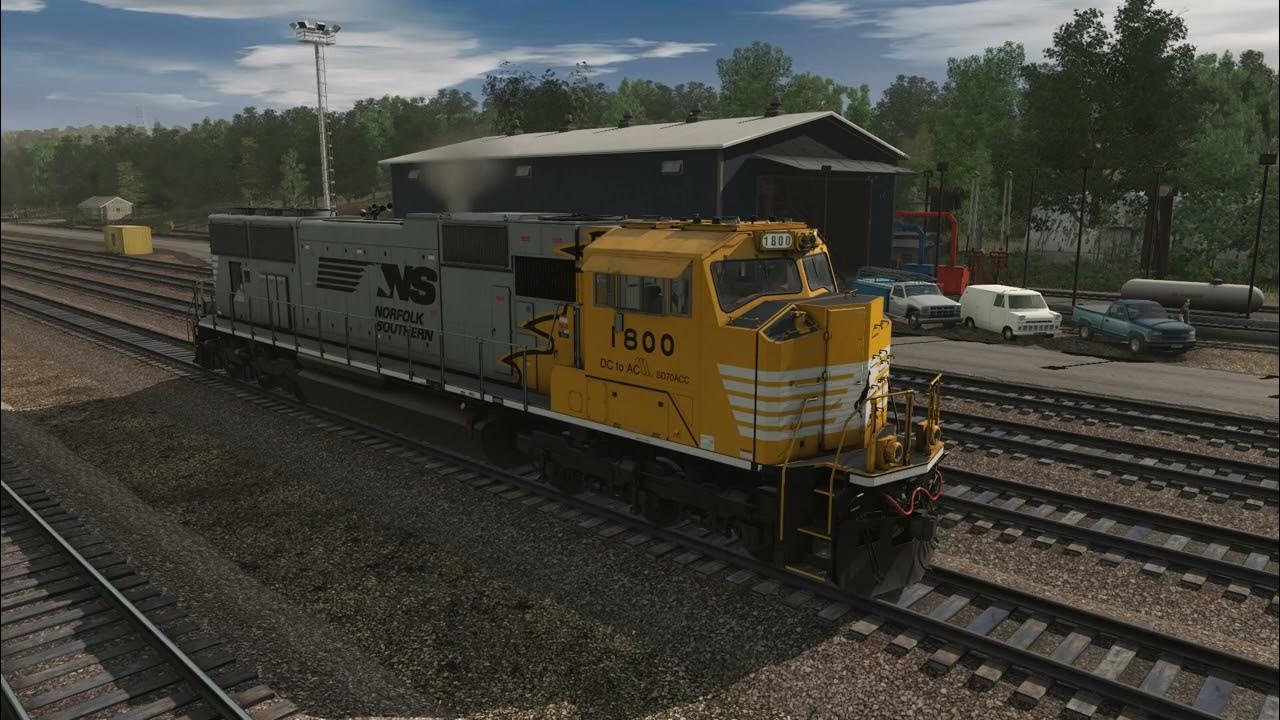 New NS SD70ACC Horns - YouTube