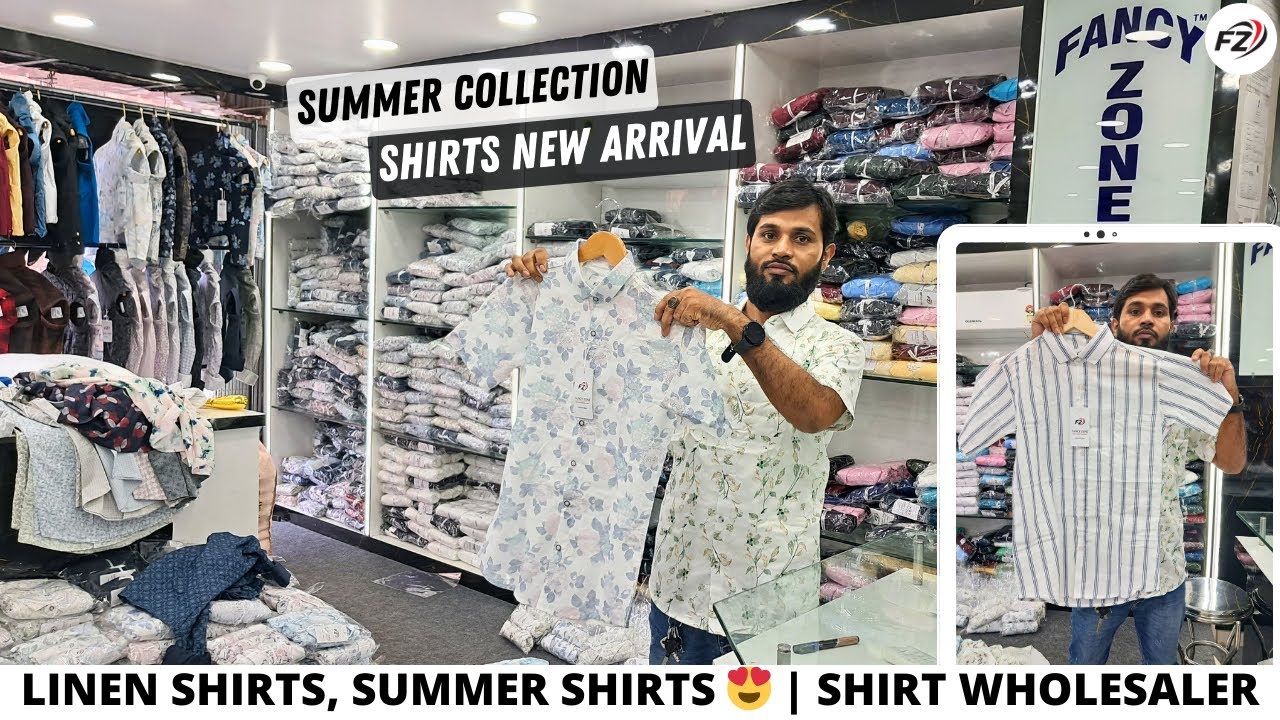Summer Collection Shirts 😍 Linen, RFD, Satin Shirts Wholesaler in ...