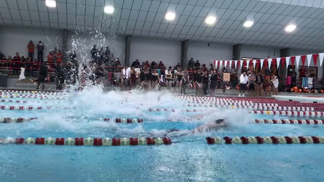 RPI vs RIT Mens 50 Free 2018 - YouTube