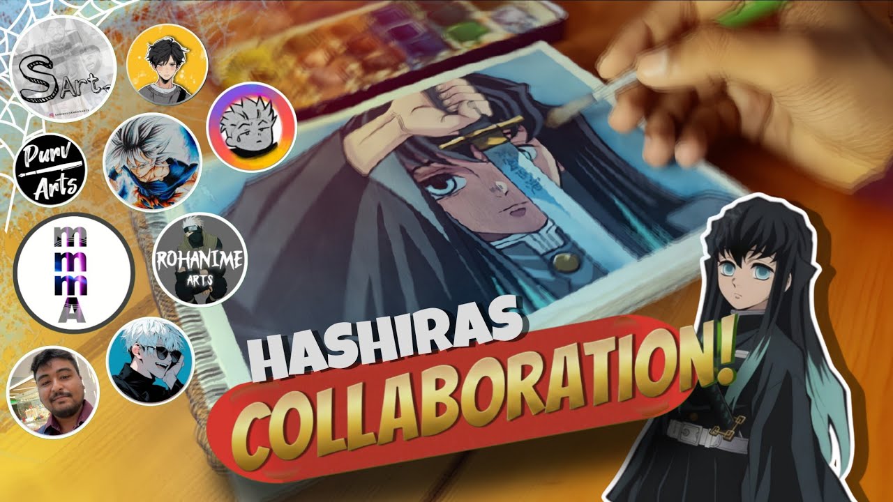 Hashiras COLLABRATION || drawing tokito from demon slayer #anime # ...