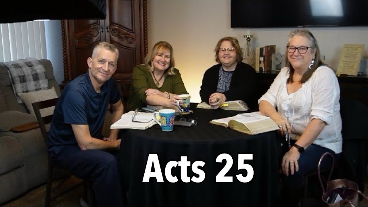 Acts Chapter 25 | Group Bible Study - Paul before Festus - YouTube