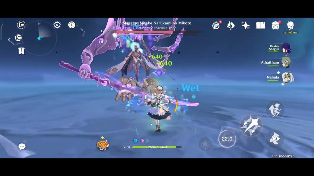 Full fight Dendro Team fight Raiden Shogun Boss Domain ! with Poor ...