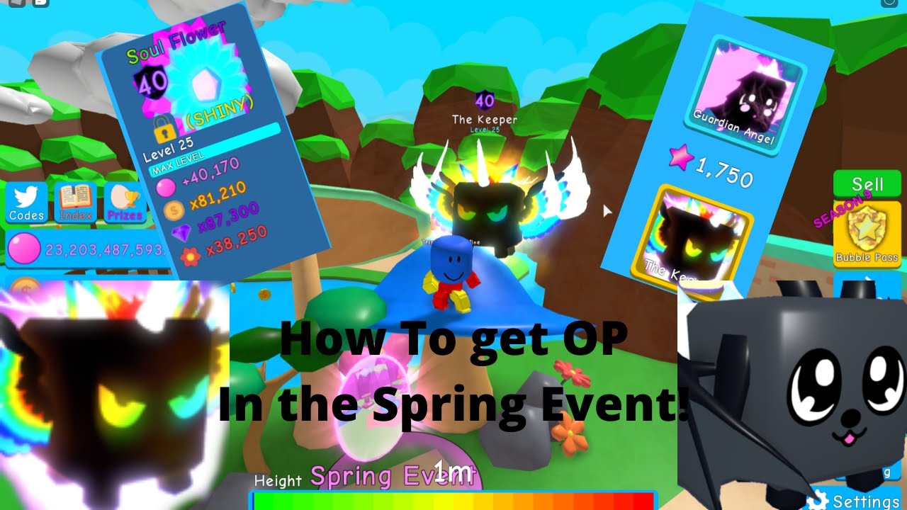 How to Get OP in the New Spring event + Future Events! | Bubble Gum ...