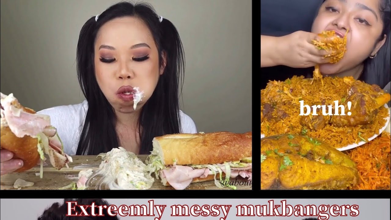 The mesiest mukbangers ever 🤯 - YouTube