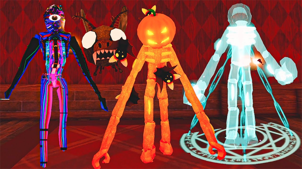 FIND DOORS MORPHS *How to get ALL 4 NEW Doors Morphs* HALLOWEEN FIGURE ...