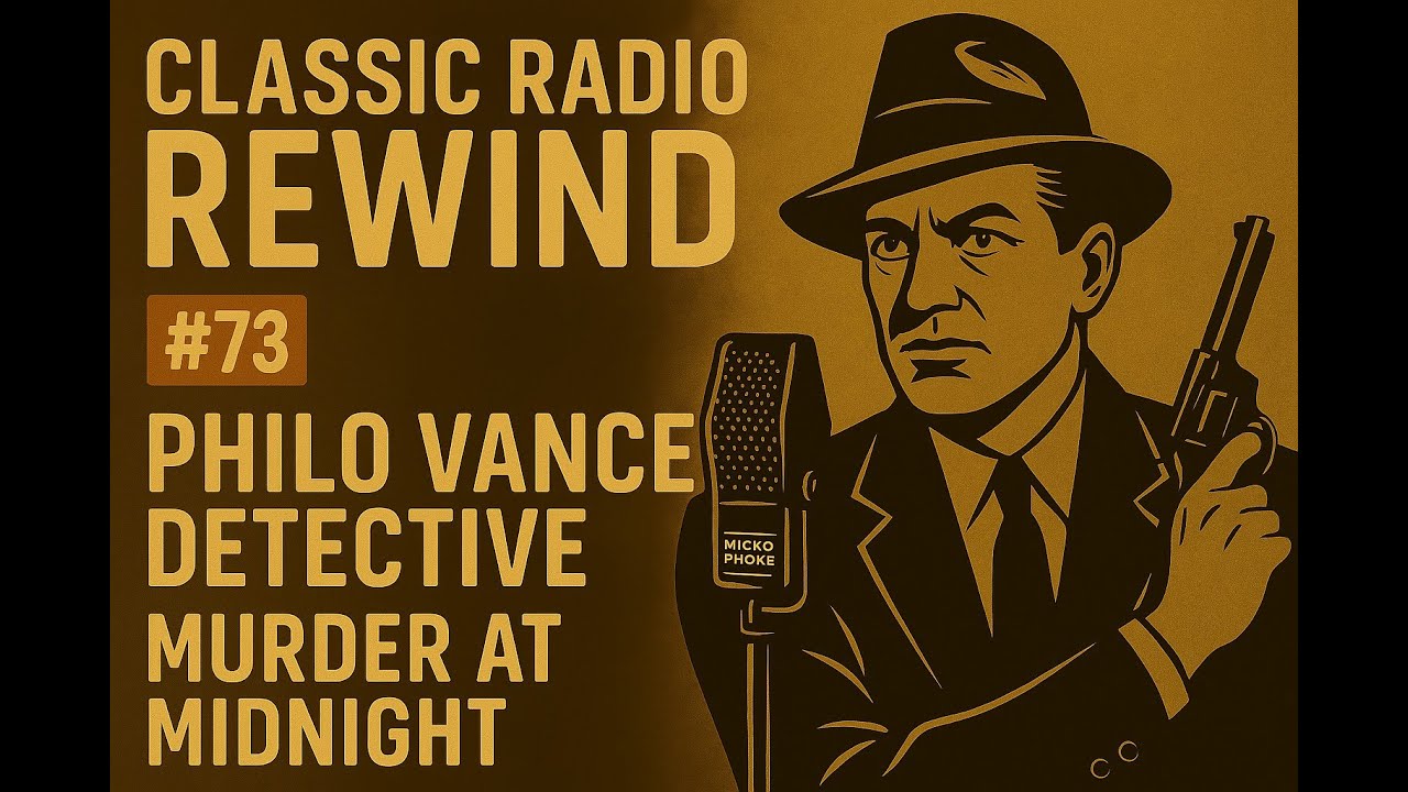 Classic Radio Rewind #73 - Philo Vance Detective & Murder at Midnight ...