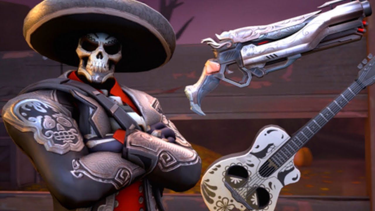 Overwatch - MARIACHI vs EL BLANCO Legendary Reaper Skins - YouTube