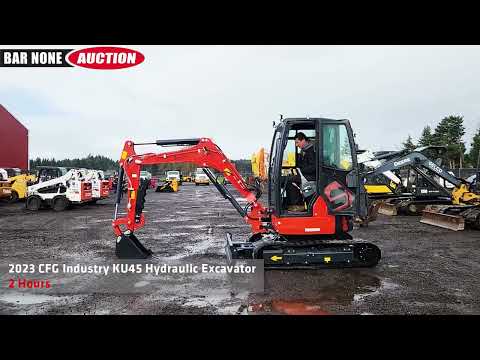 2023 CFG Industry KU45 Hydraulic Excavator - YouTube