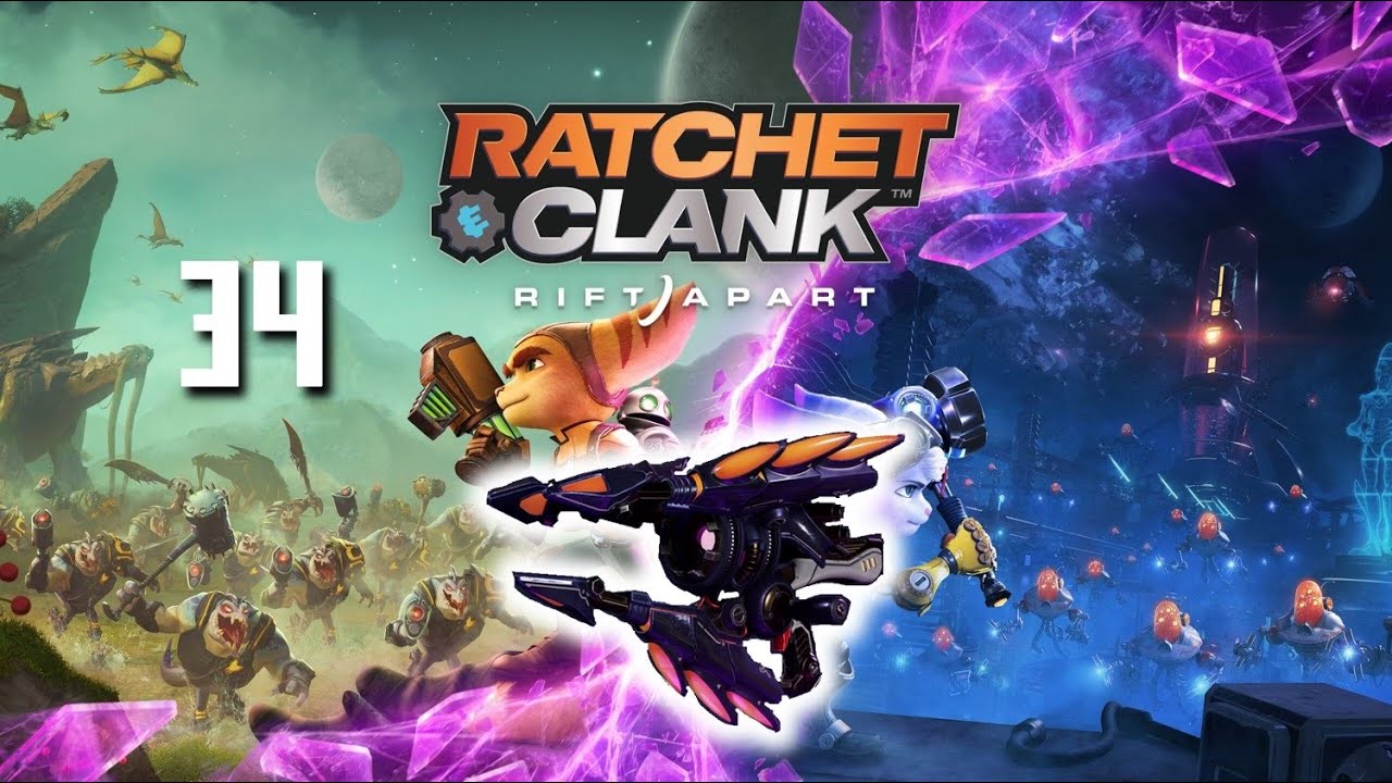 Ratchet & Clank: Rift Apart - Walkthrough Part 34: RYNO 8 - Scarstu ...